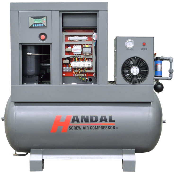 Tank Mount Screw Compressor - Kaowna